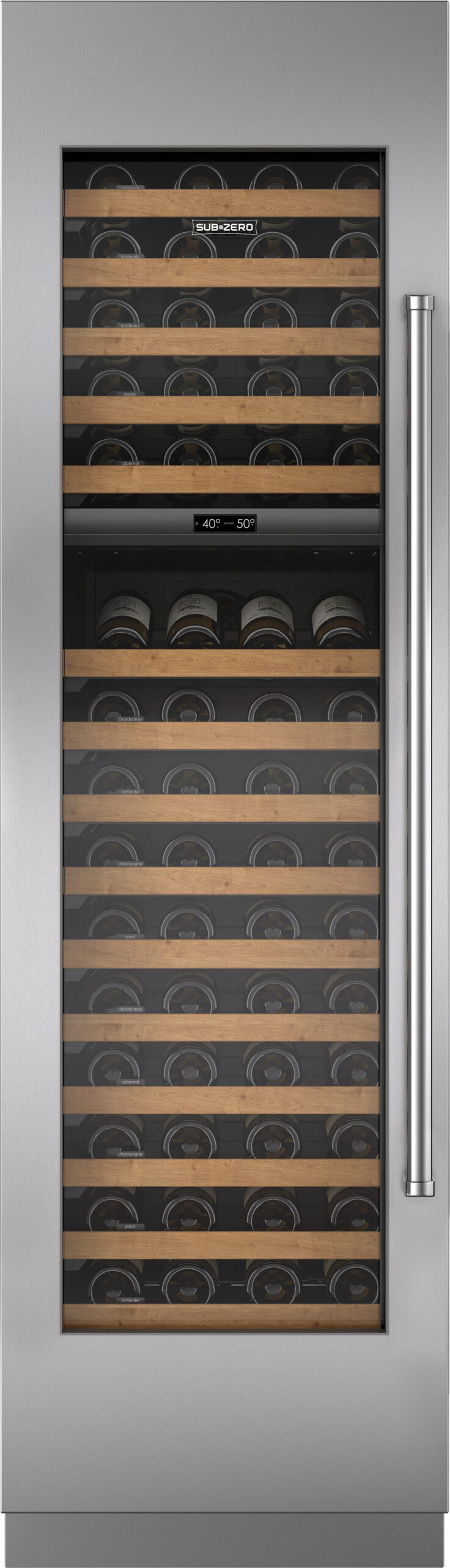 Sub-Zero undercounter wine storage cabinet | Model ICBDEC-2450W