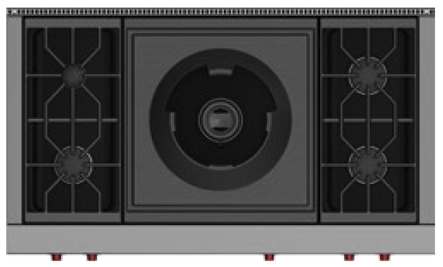 Wolf Rangetop | 122 cm | ICBSRT484W